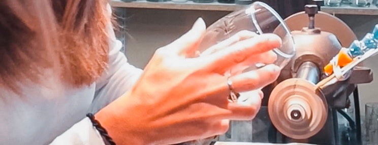 Hand-Cut Stone Wheel Engraved Glassware